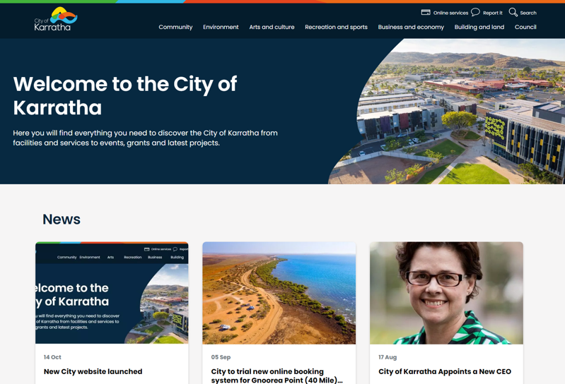 New City website launched | City of Karratha