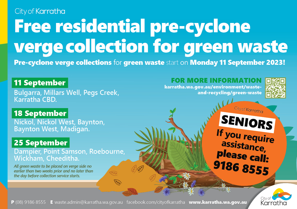 The City of Karratha’s annual pre-cyclone verge collection returns in ...