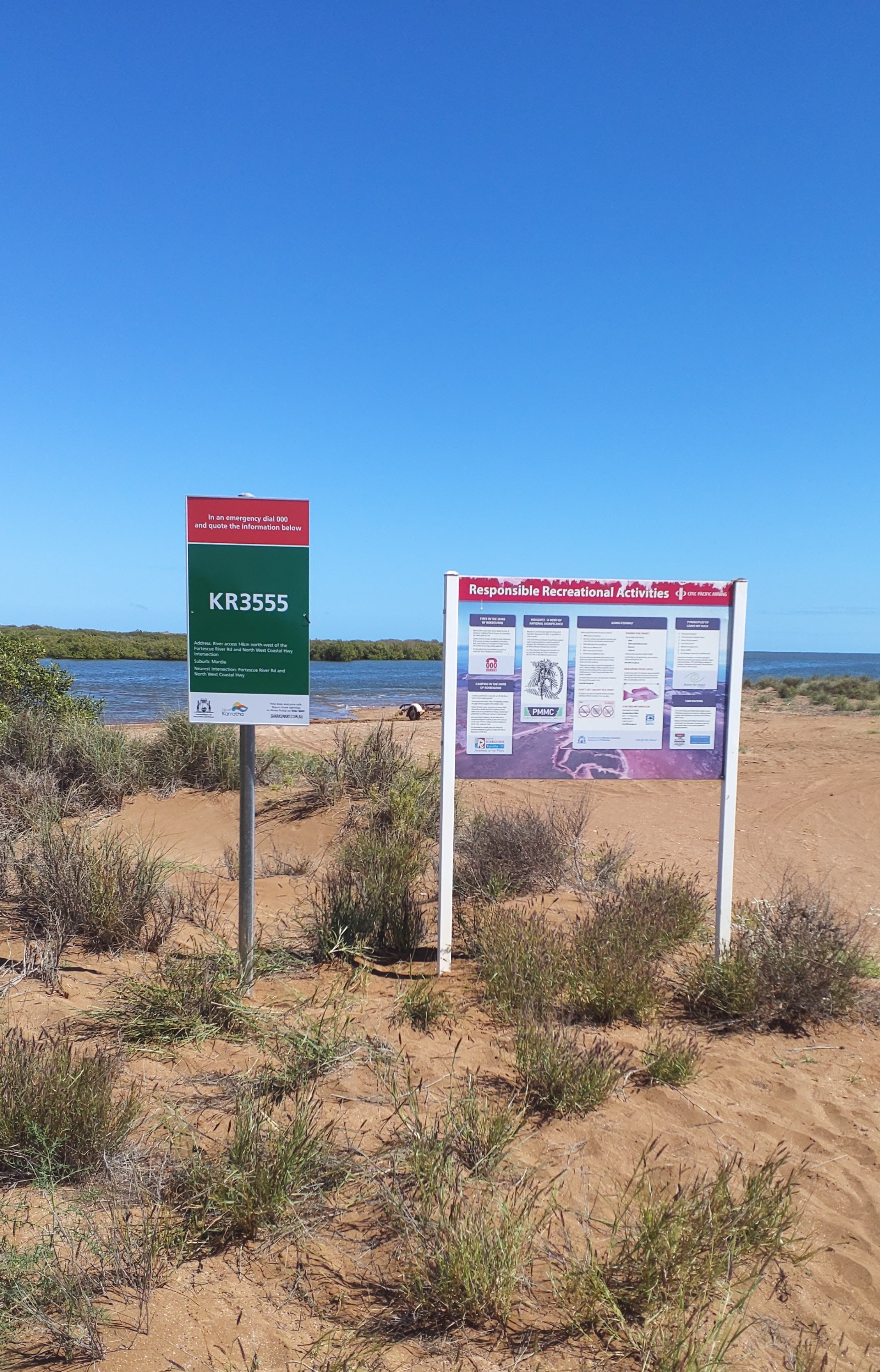 Beach Emergency Numbers (BEN) Sign Program | City of Karratha