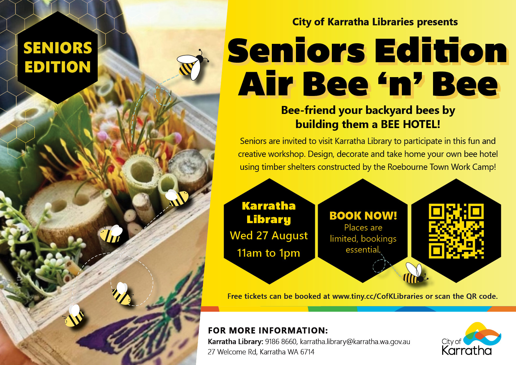 Seniors Edition Air Bee 'n' Bee | City of Karratha