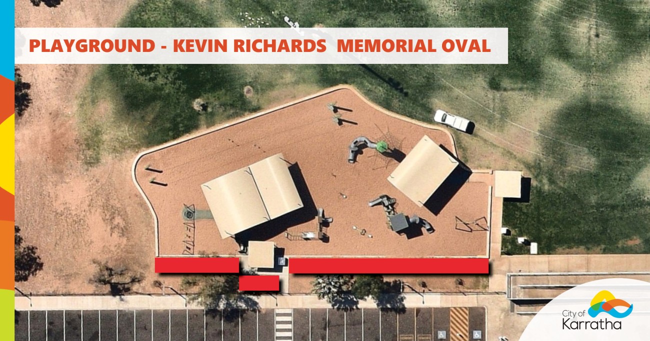 Kevin Richards Memorial Oval Playground Footpath | City of Karratha
