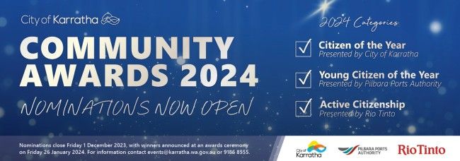 Community Awards 2024 | City of Karratha